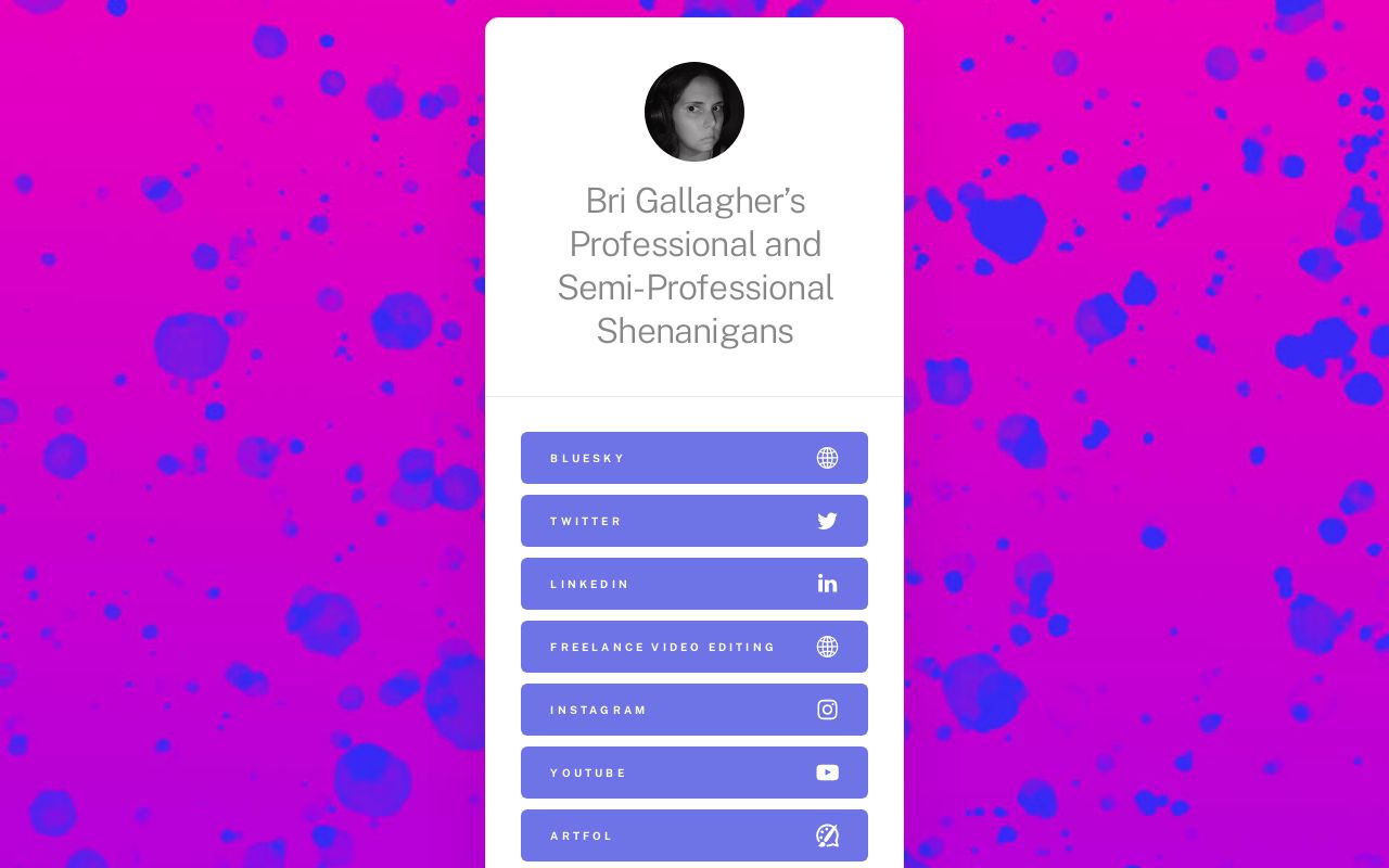 Bri Gallagher’s Professional and Semi-Professional Shenanigans